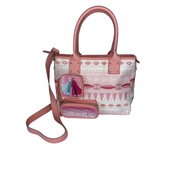 Disney | Bags | Disney Frozen 2 Tote By Brittney Lee Pink Elsa Anna ...